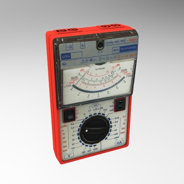 voltmeter 3d model