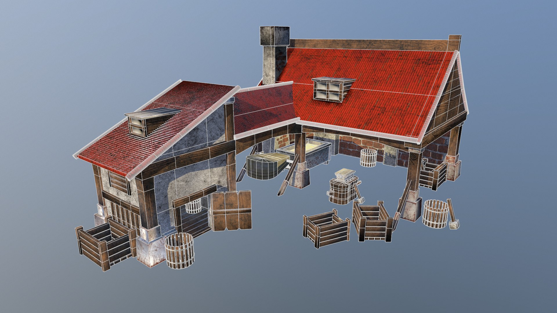 The Blacksmith Shop Model - TurboSquid 2012618