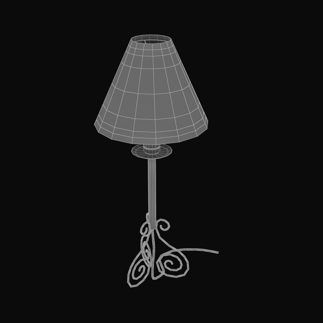 3d Lamp Standing