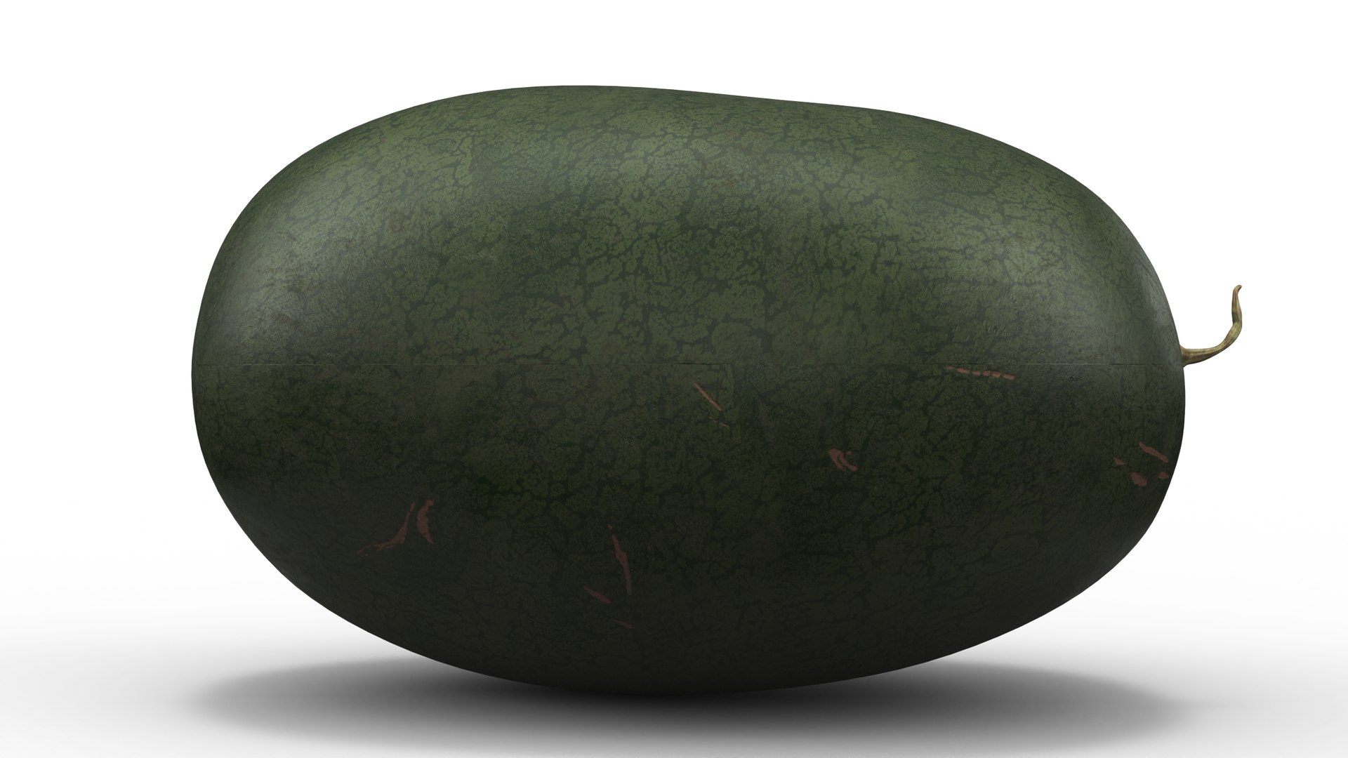 Watermelon Dark Green Model - TurboSquid 2092547