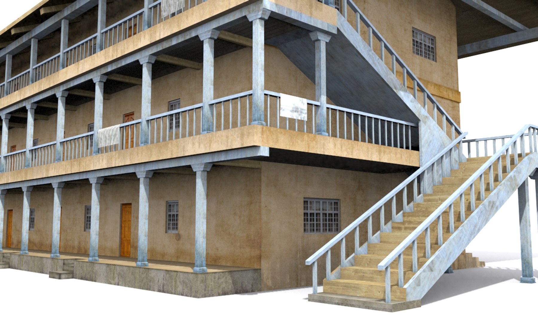 Ready House Slum Building 3D Model - TurboSquid 1422536