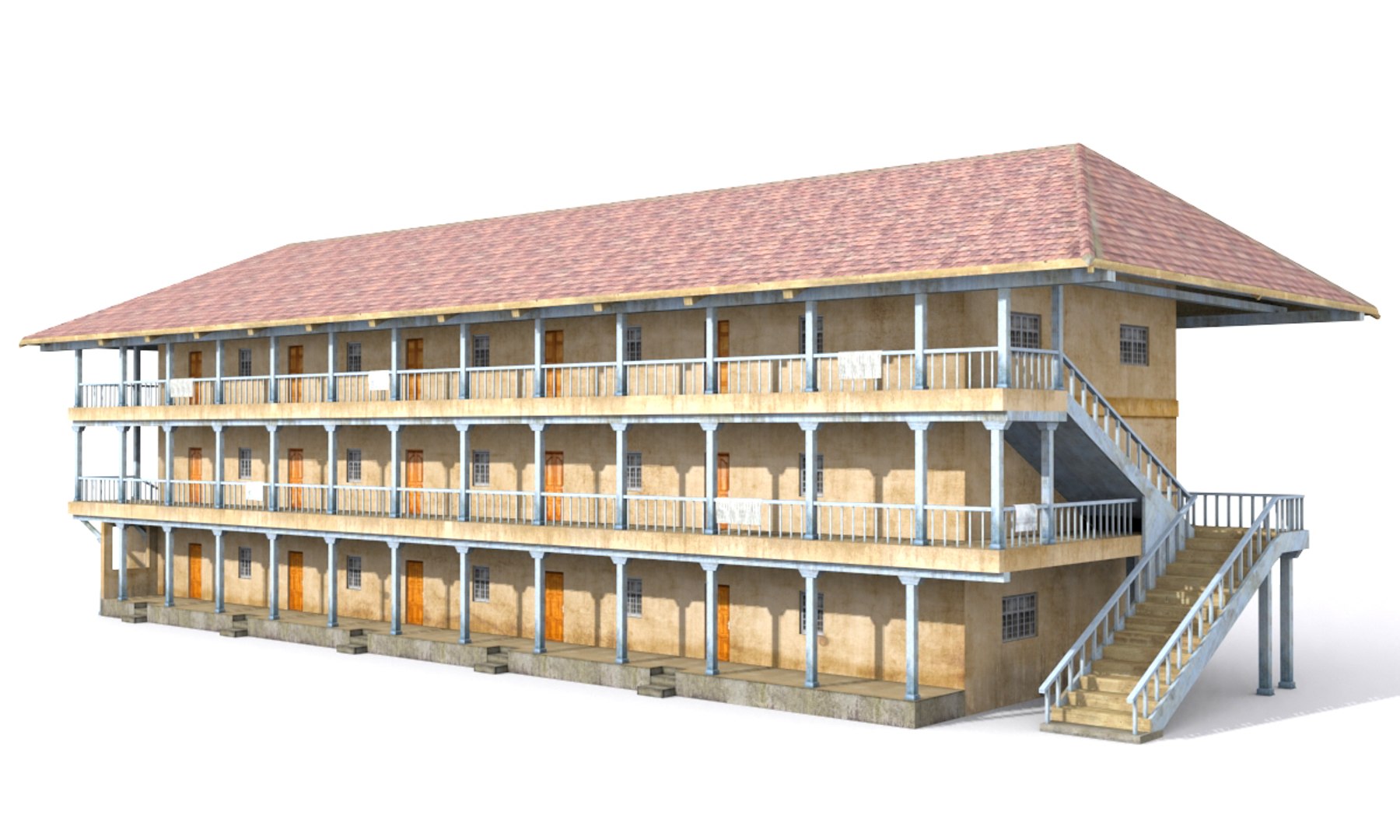 Ready House Slum Building 3D Model - TurboSquid 1422536