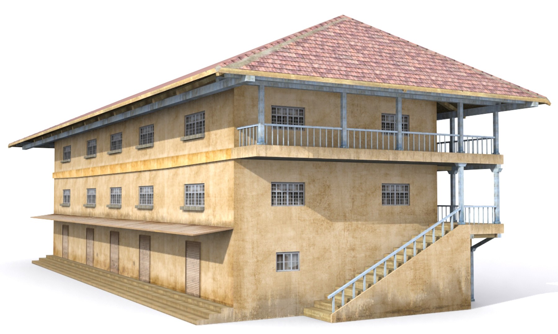 Ready House Slum Building 3D Model - TurboSquid 1422536