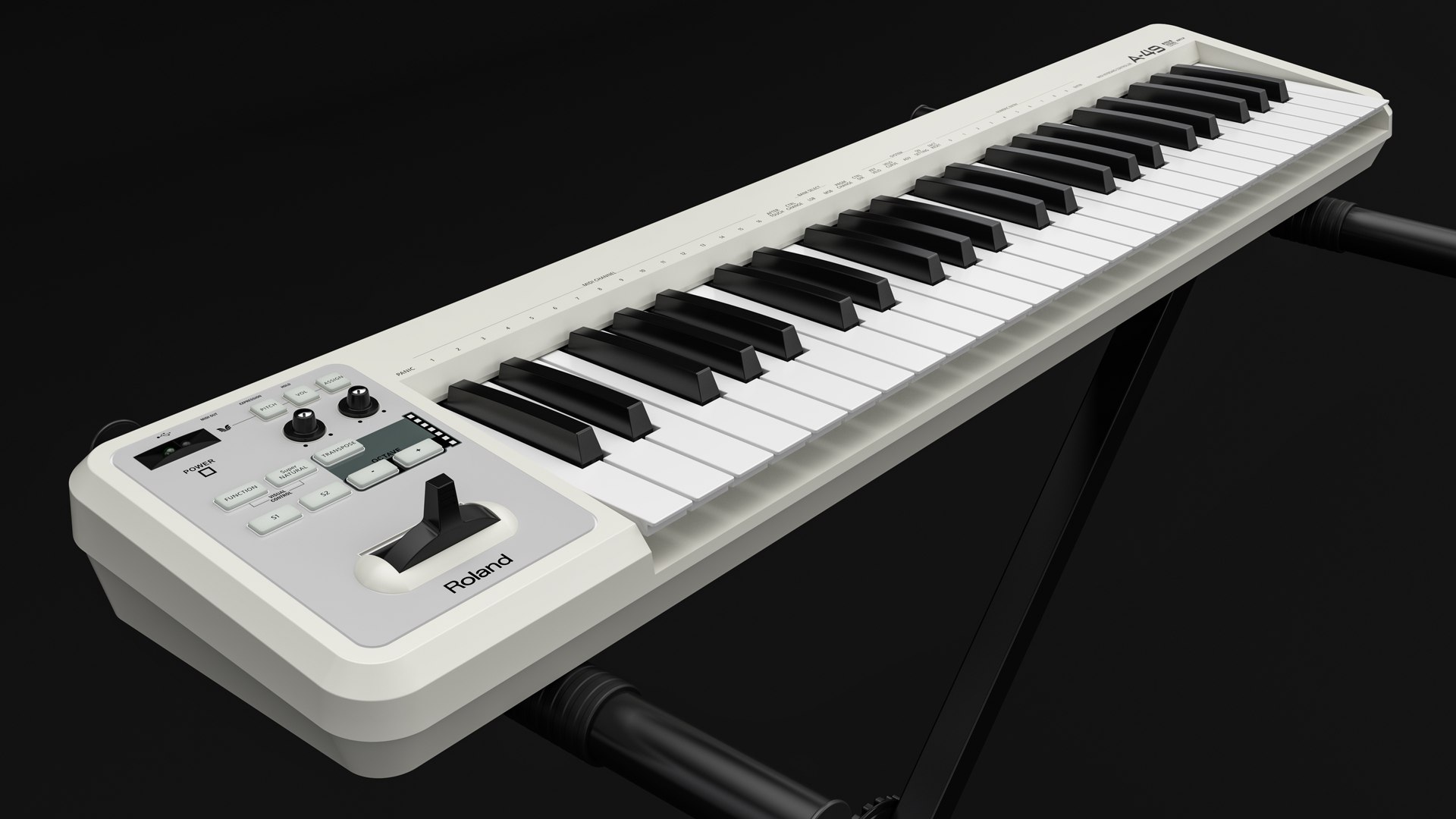 Roland A-49 MIDI Keyboard Controller Model - TurboSquid 1984192