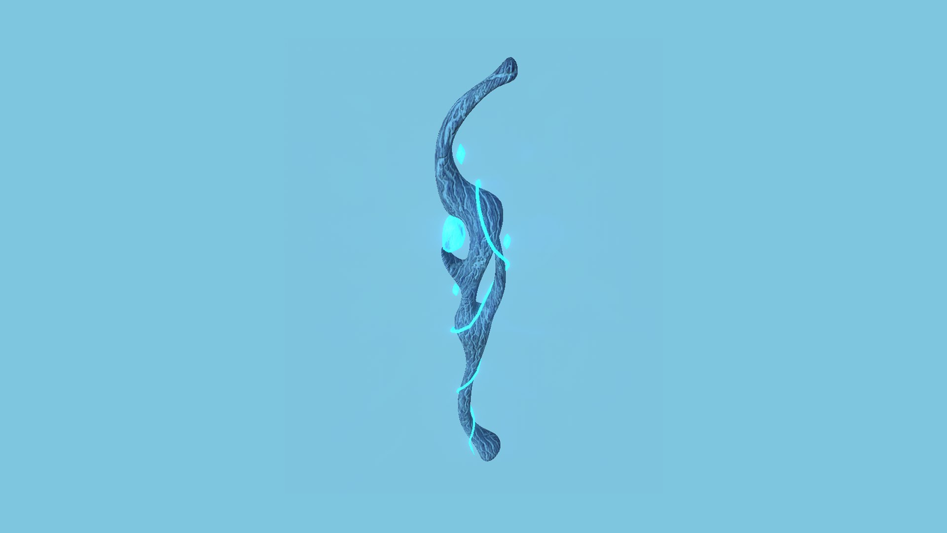 3D Fantasy Mage Staff 06 Water - Medieval Weapon - TurboSquid 1774776