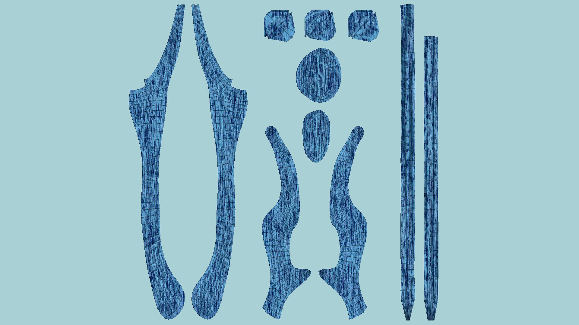 3D Fantasy Mage Staff 06 Water - Medieval Weapon - TurboSquid 1774776