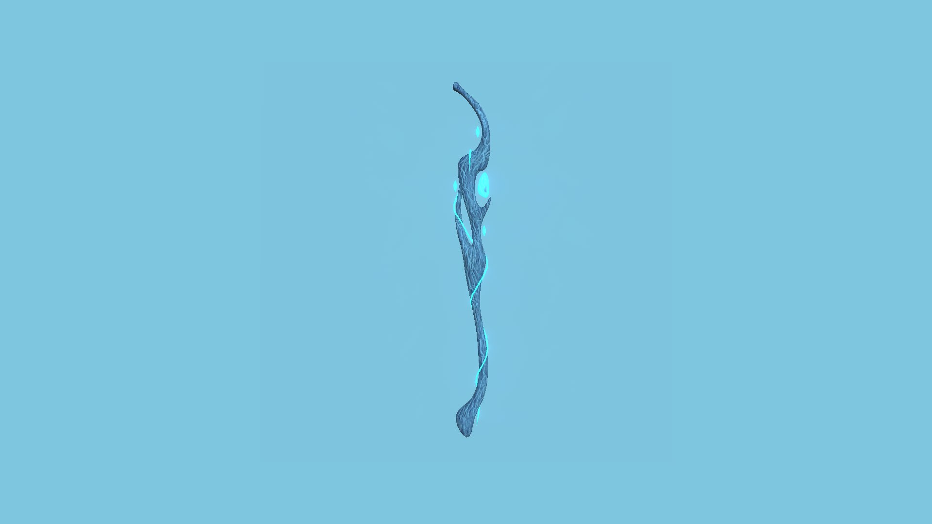 3D Fantasy Mage Staff 06 Water - Medieval Weapon - TurboSquid 1774776