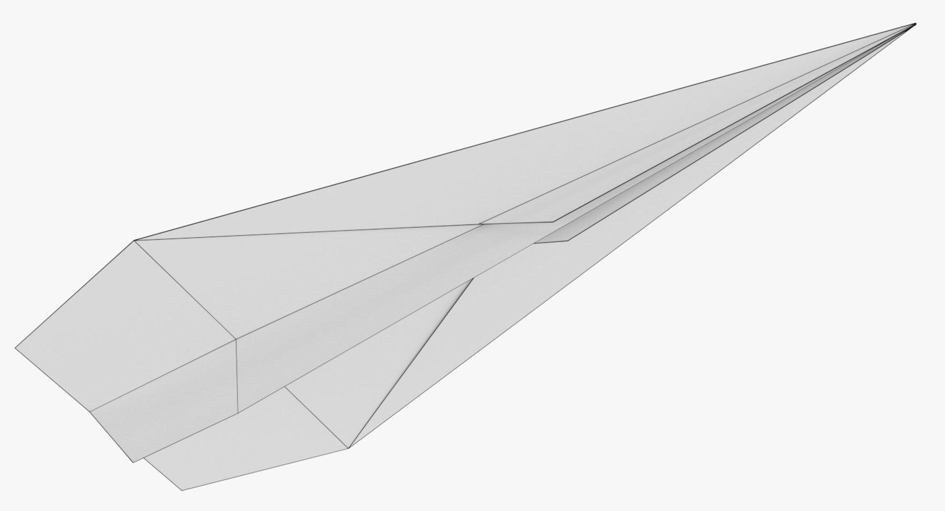 Paper Plane Obj