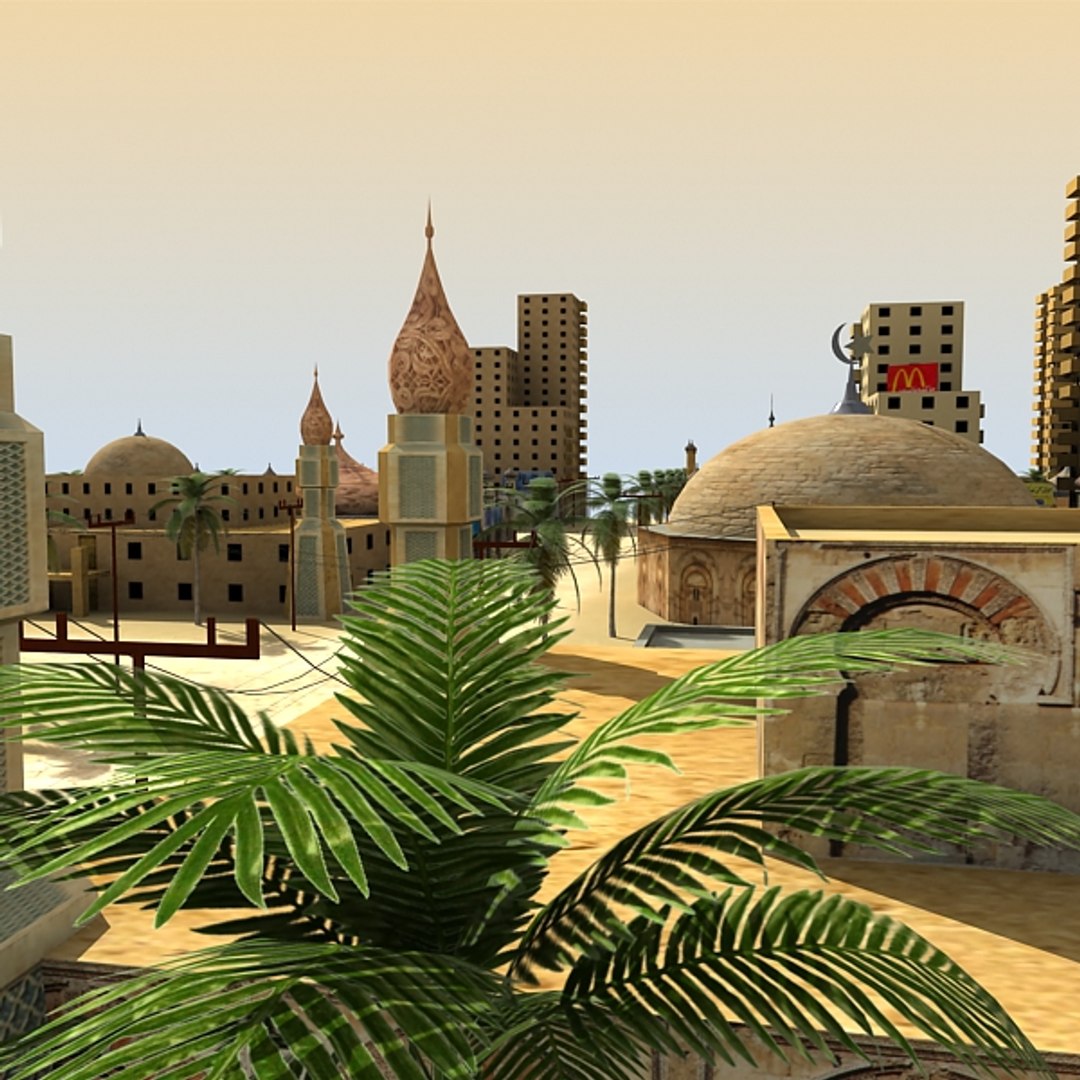 3d 3ds arab town