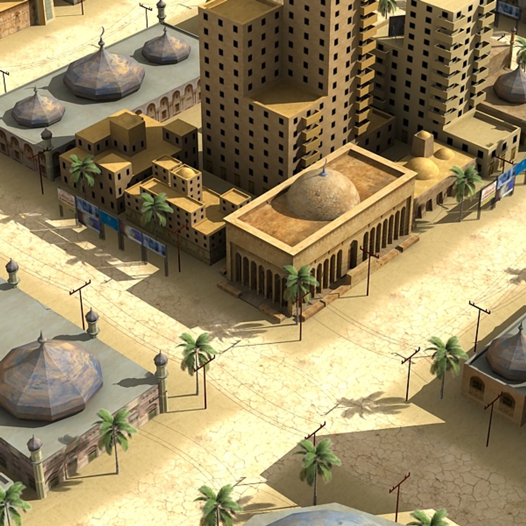 3d 3ds arab town