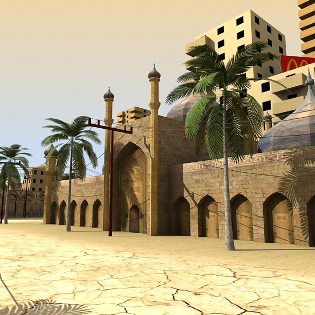 3d 3ds arab town