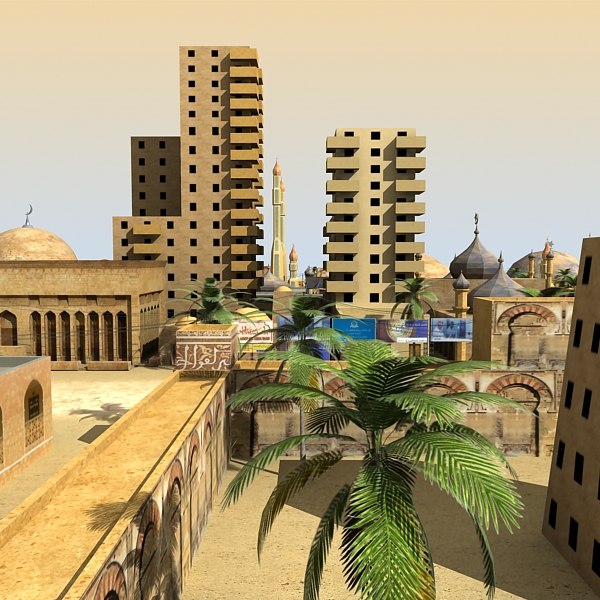 3d 3ds arab town