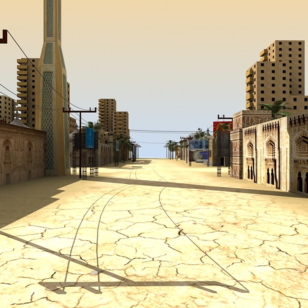 3d 3ds arab town