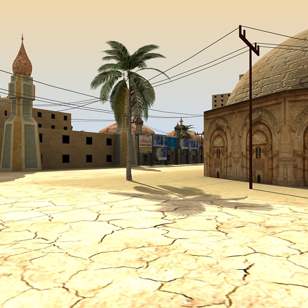 3d 3ds arab town