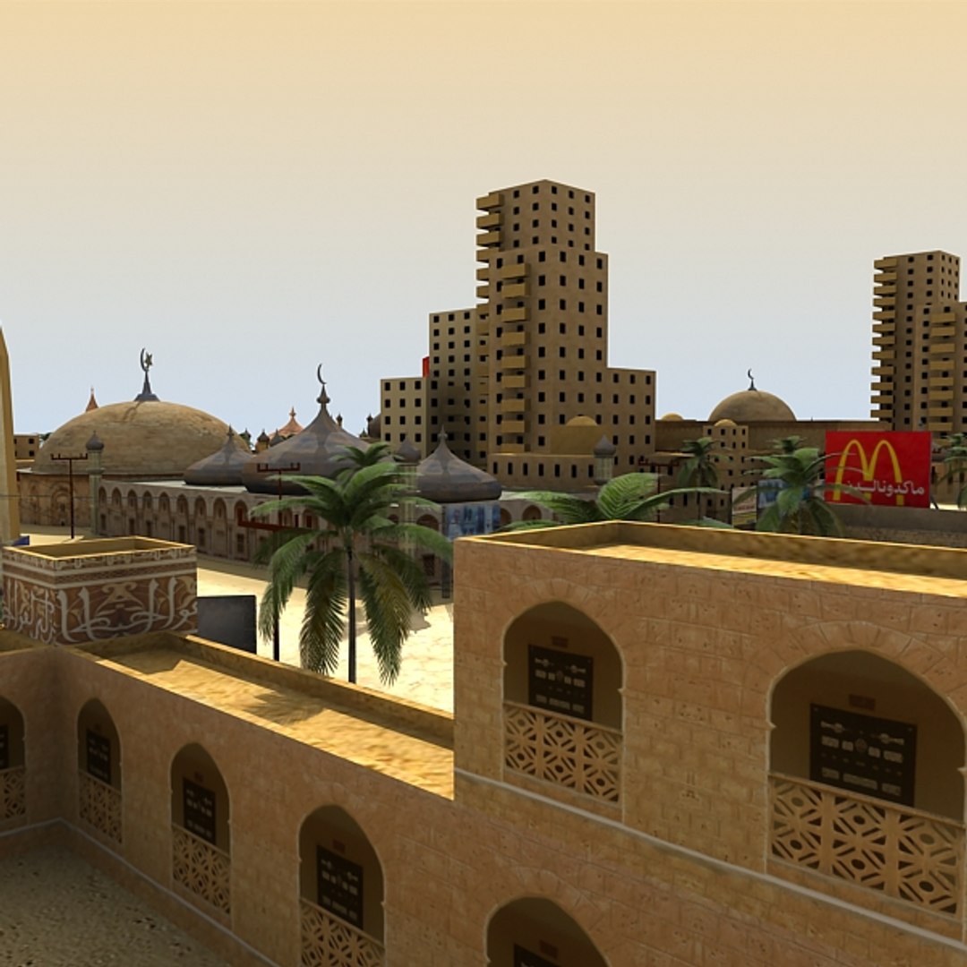 3d 3ds arab town