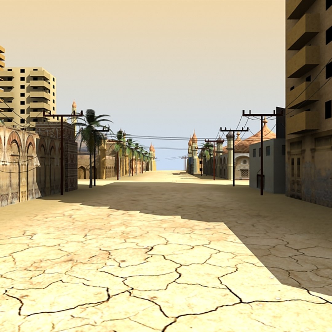 3d 3ds arab town