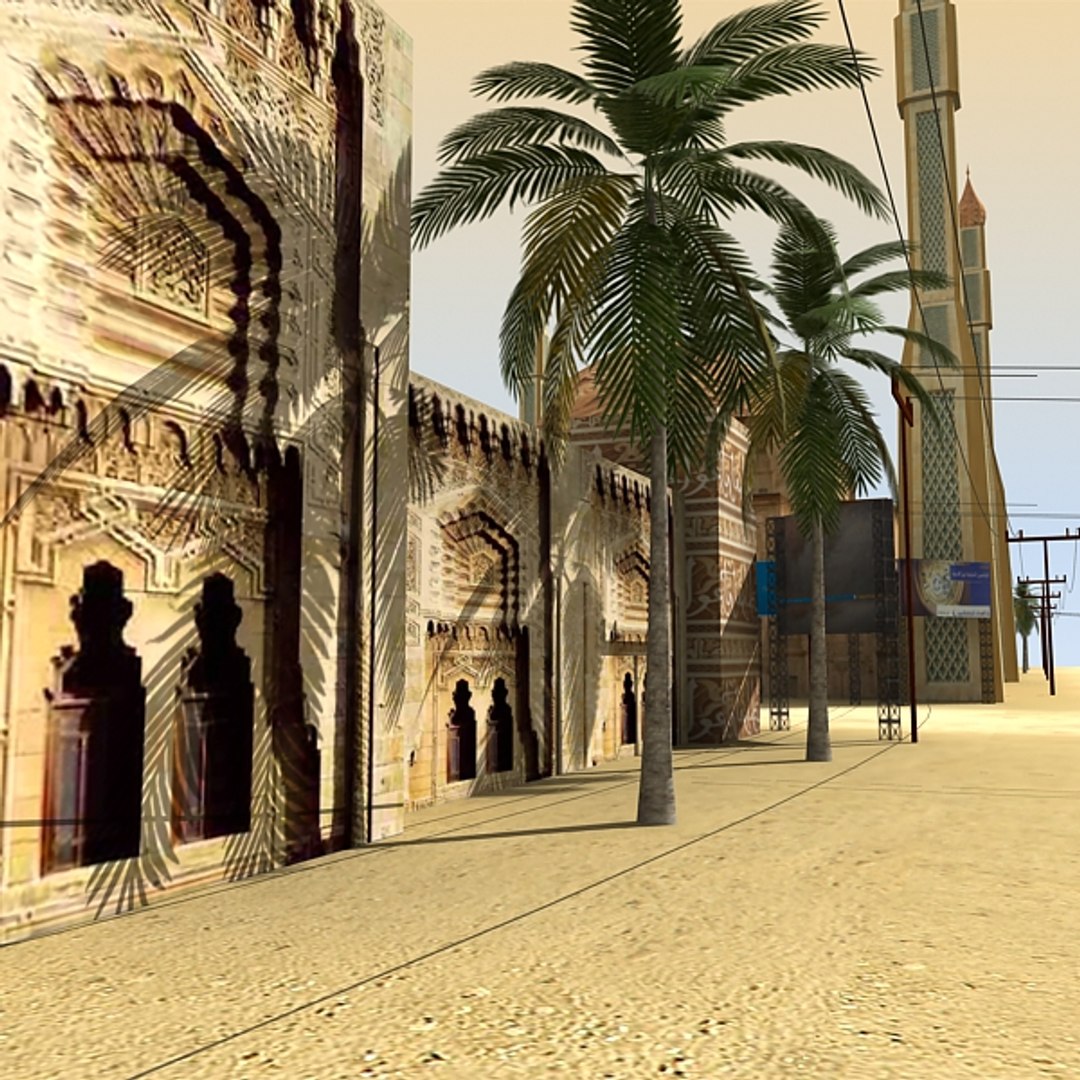3d 3ds arab town