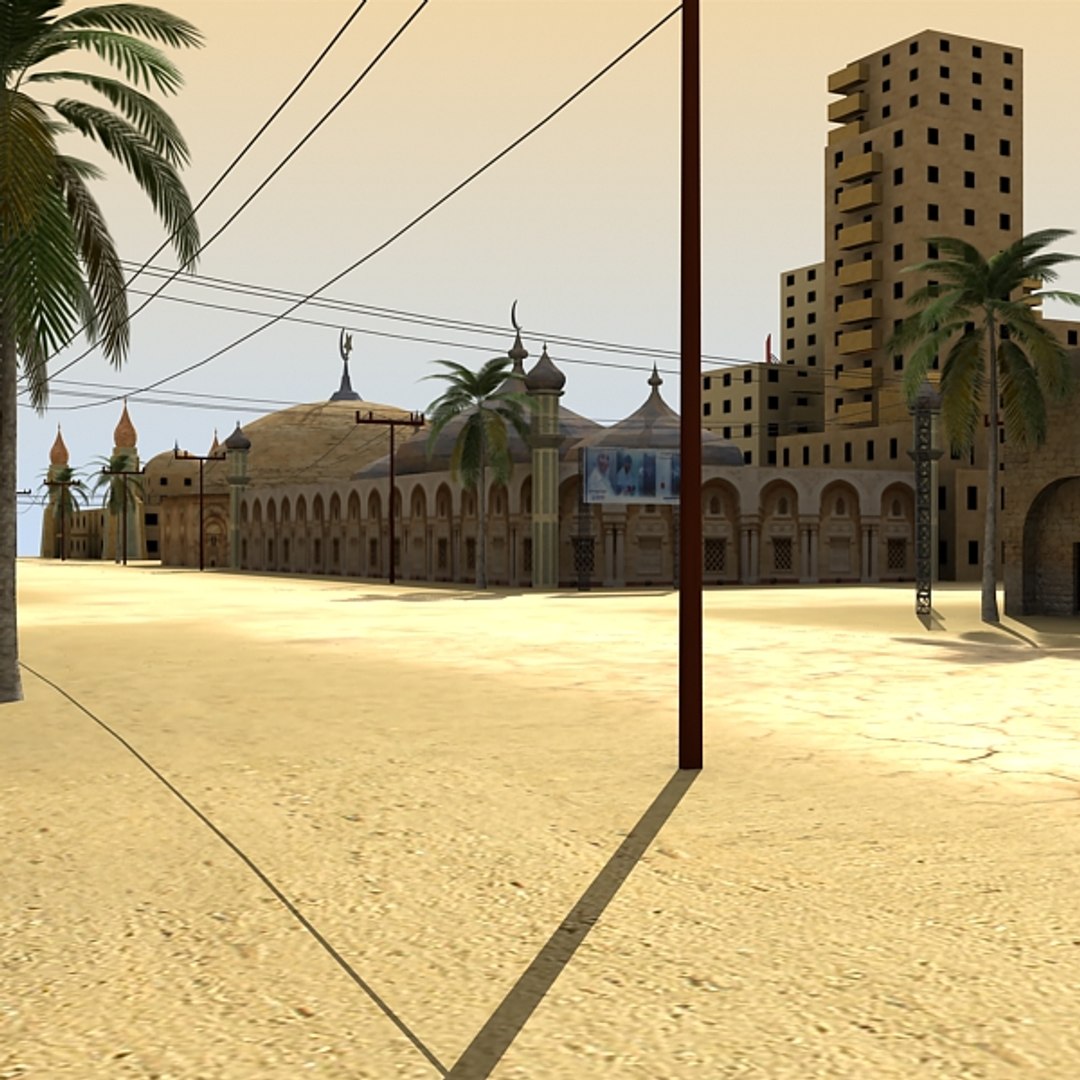 3d 3ds arab town