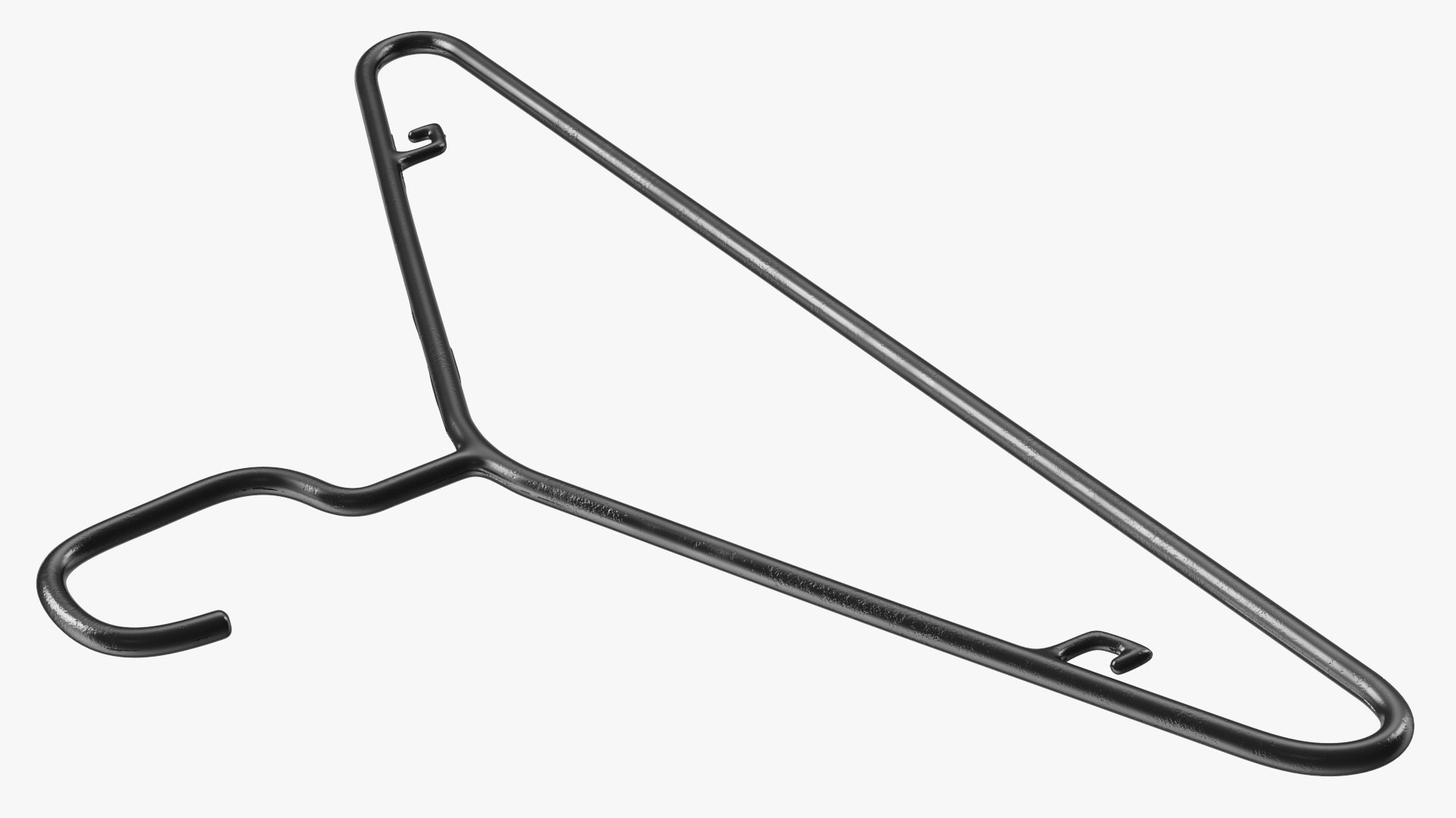 3D Black Plastic Tubular Hanger Model - TurboSquid 2134619