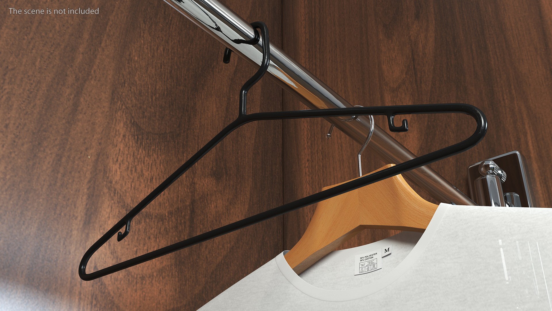 3D Black Plastic Tubular Hanger Model - TurboSquid 2134619