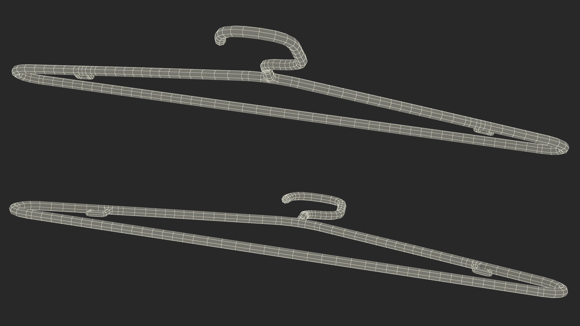 3D Black Plastic Tubular Hanger Model - TurboSquid 2134619