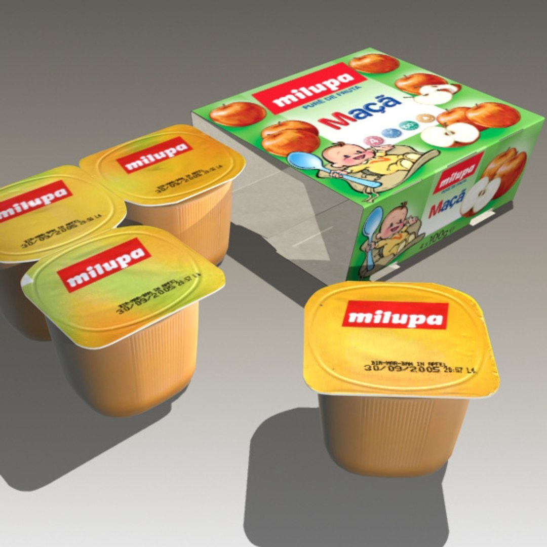 3d apple baby food