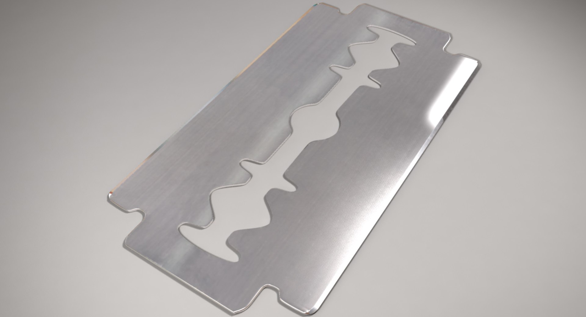 3d model razor blade