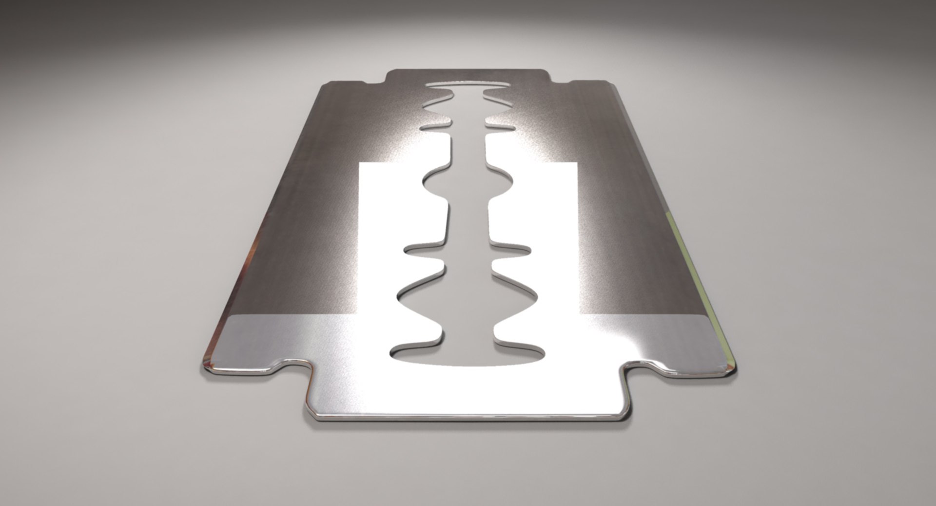 3d model razor blade