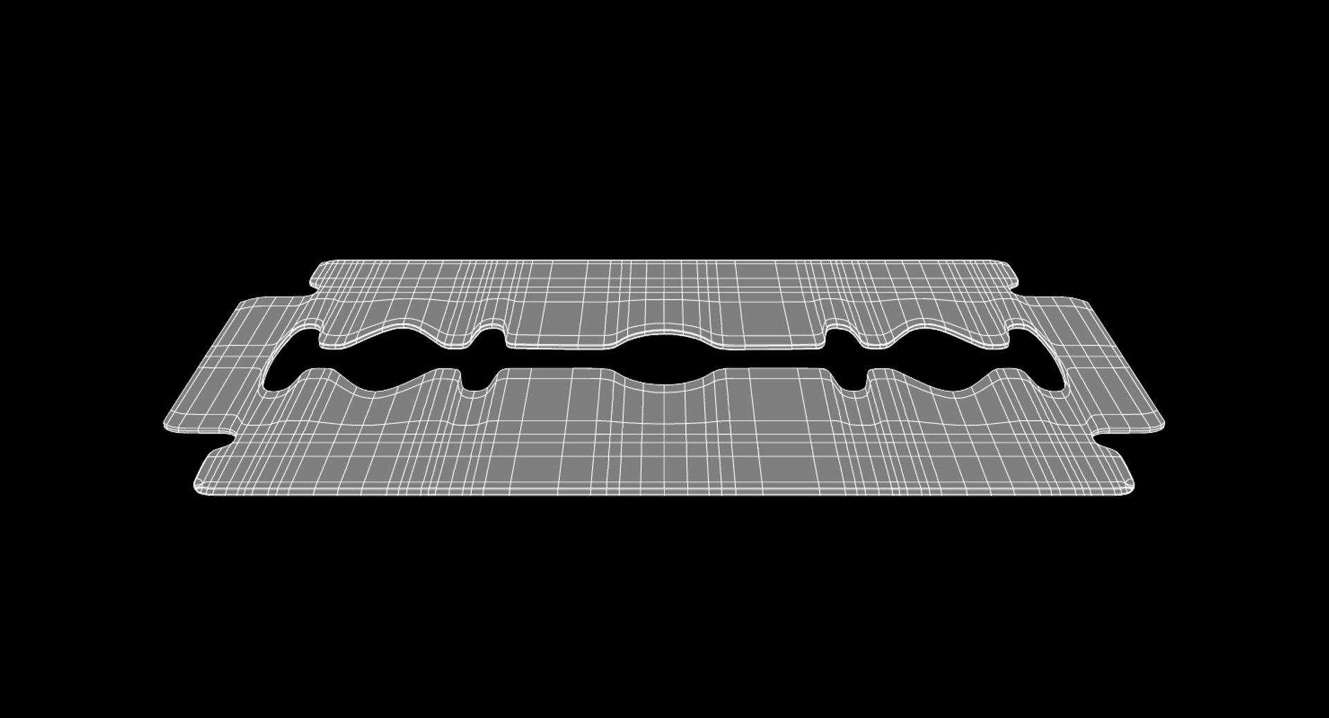3d model razor blade