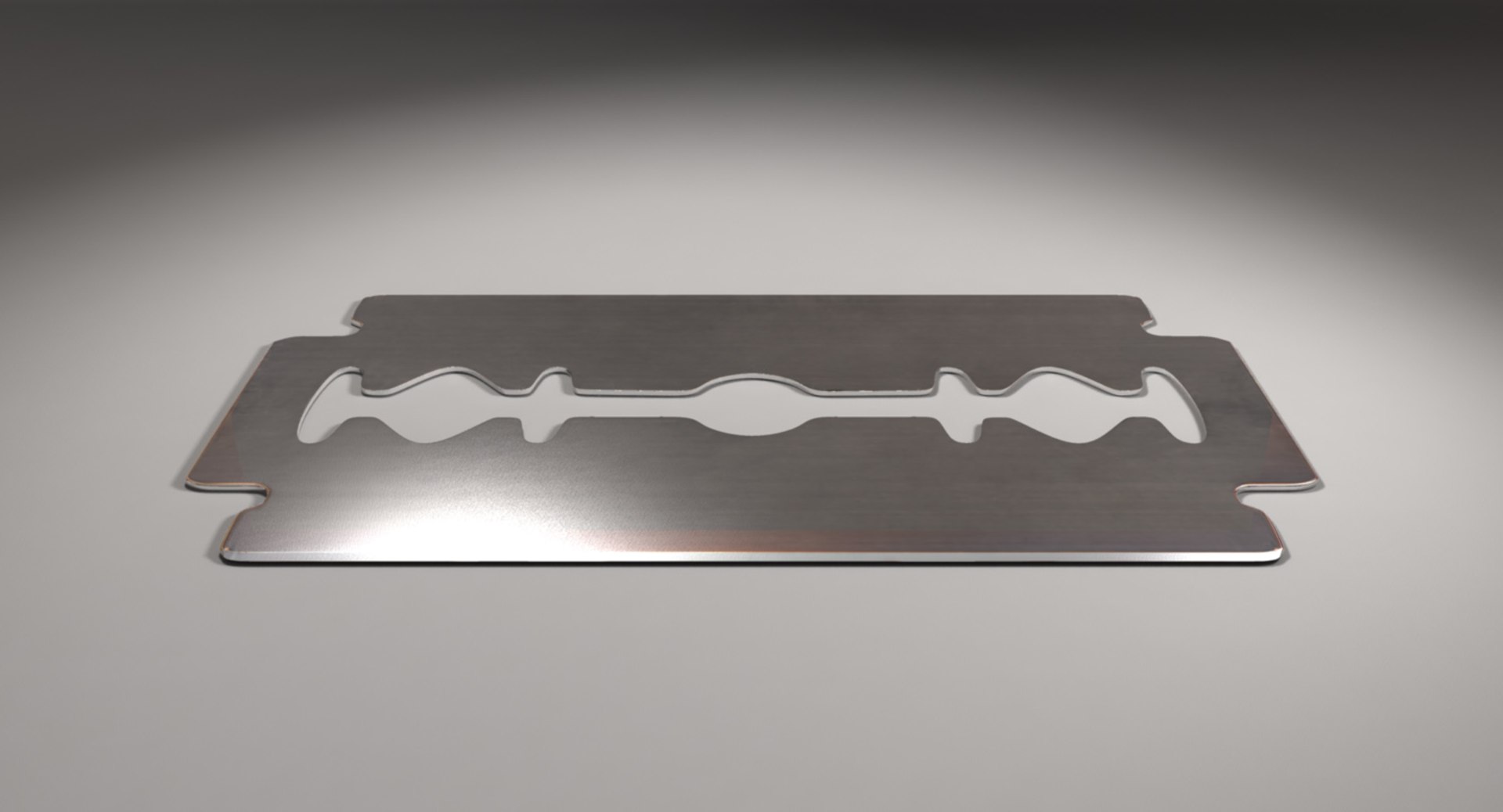 3d model razor blade