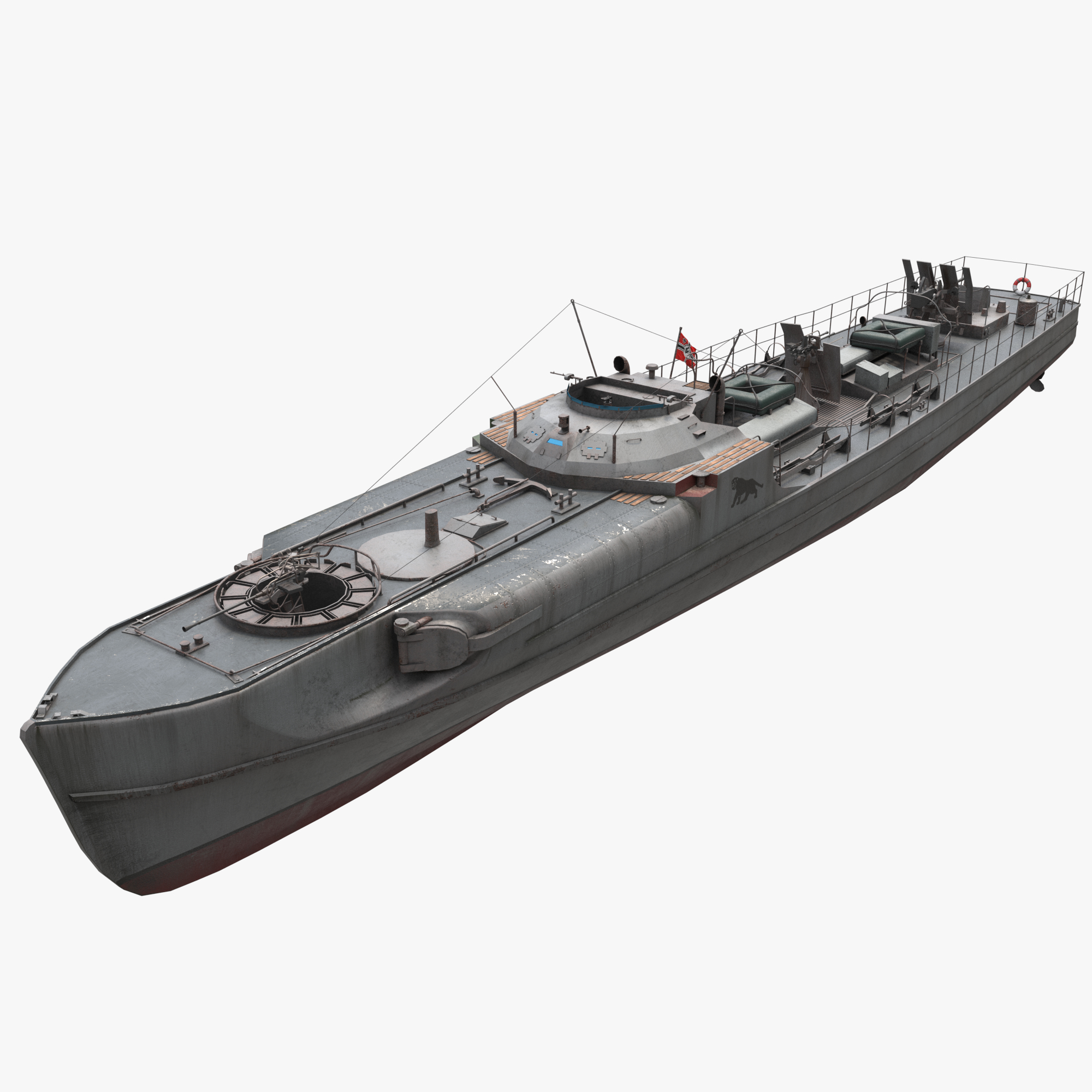 3D schnellboot s-100 - TurboSquid 1339139
