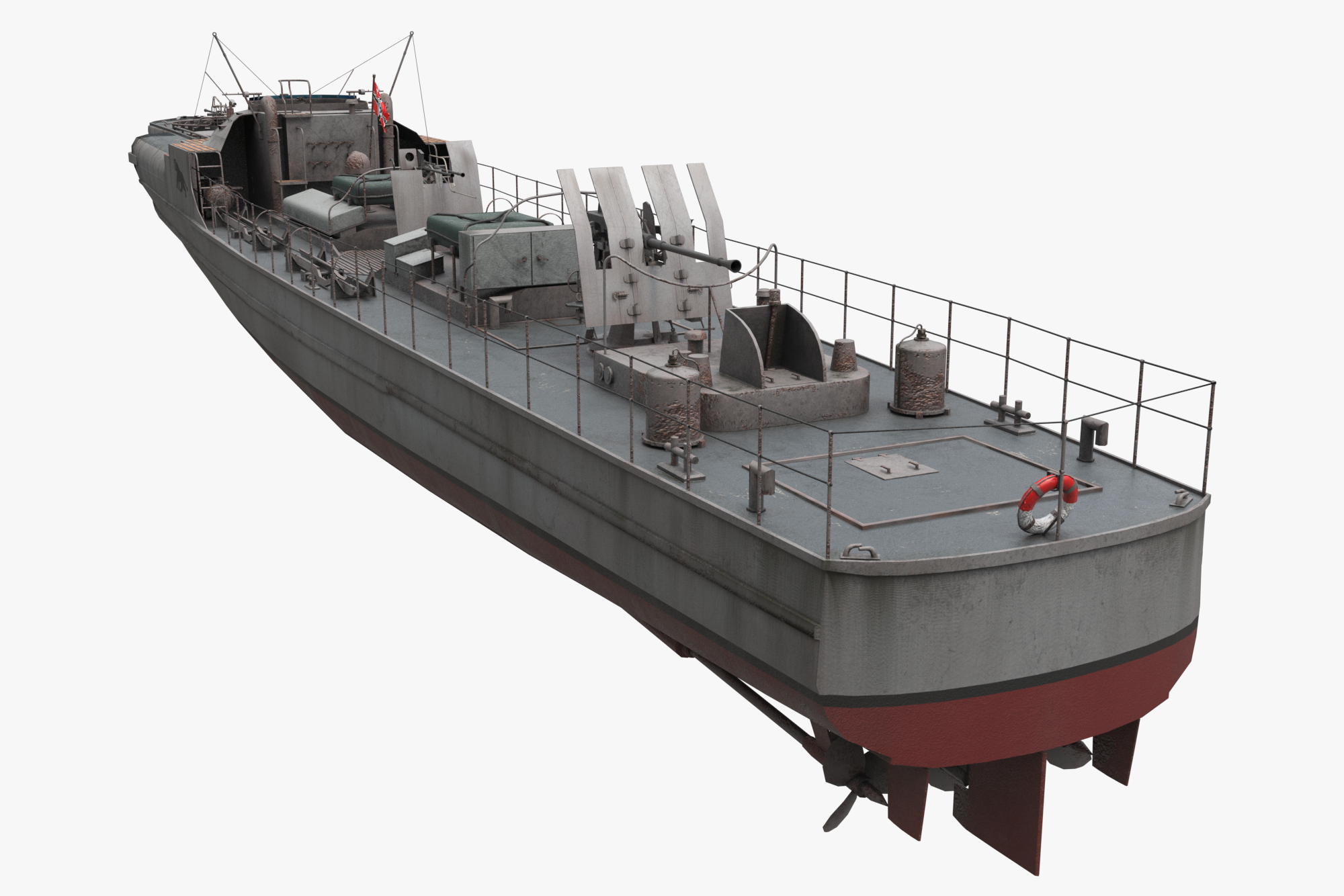 3D schnellboot s-100 - TurboSquid 1339139