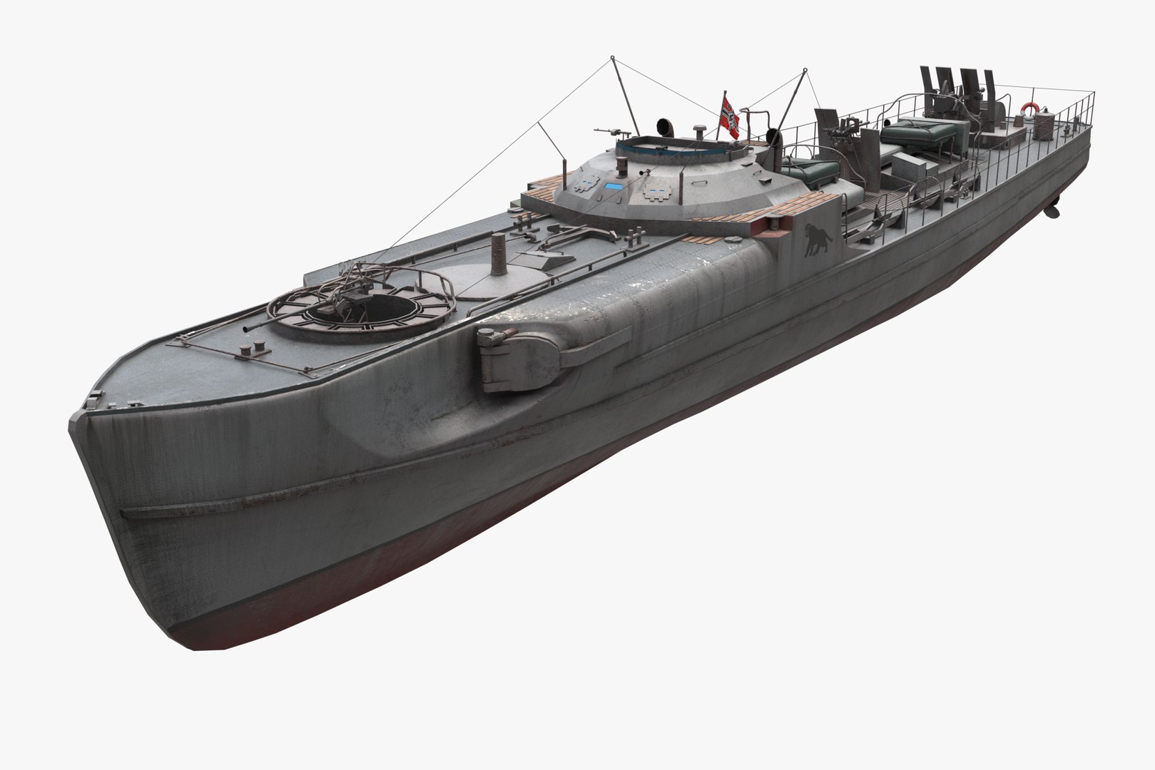 3D Schnellboot S-100 - TurboSquid 1339139