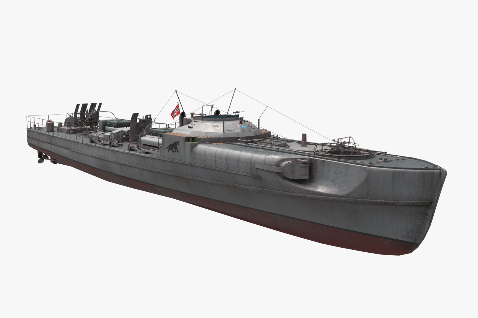3D Schnellboot S-100 - TurboSquid 1339139