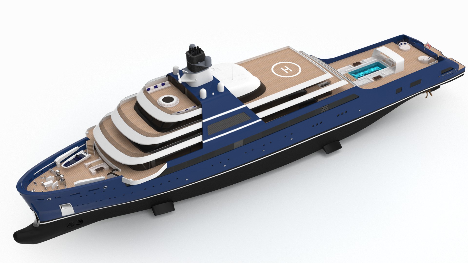 3D Artemis Superyacht Model - TurboSquid 2216484