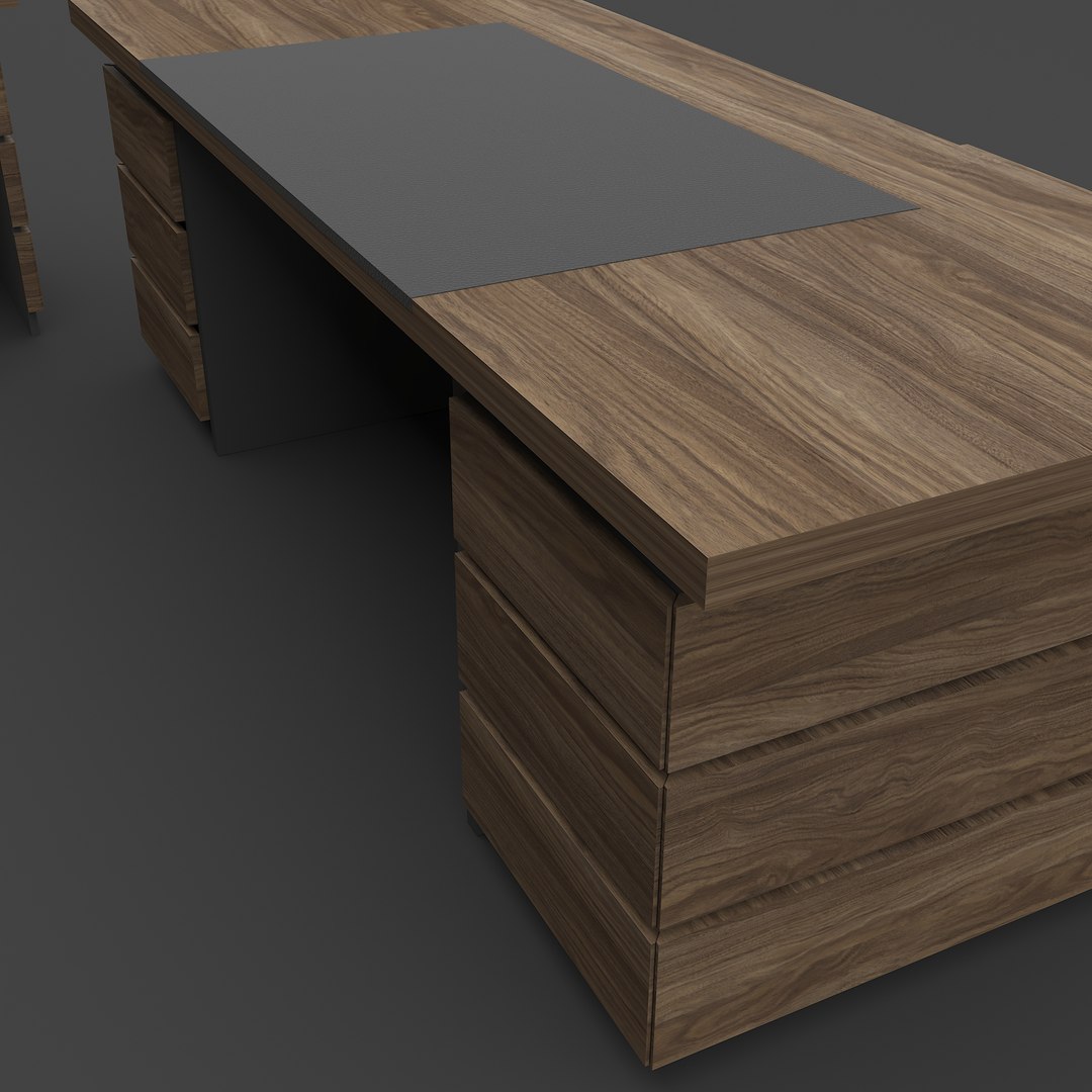 Executive Table 2 3D Model - TurboSquid 1732780