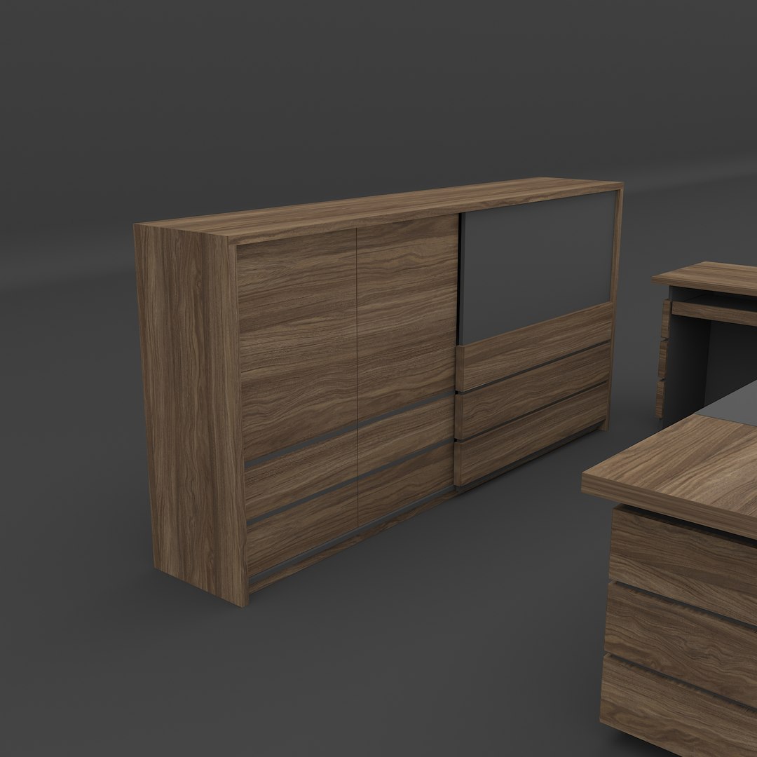 Executive Table 2 3D Model - TurboSquid 1732780