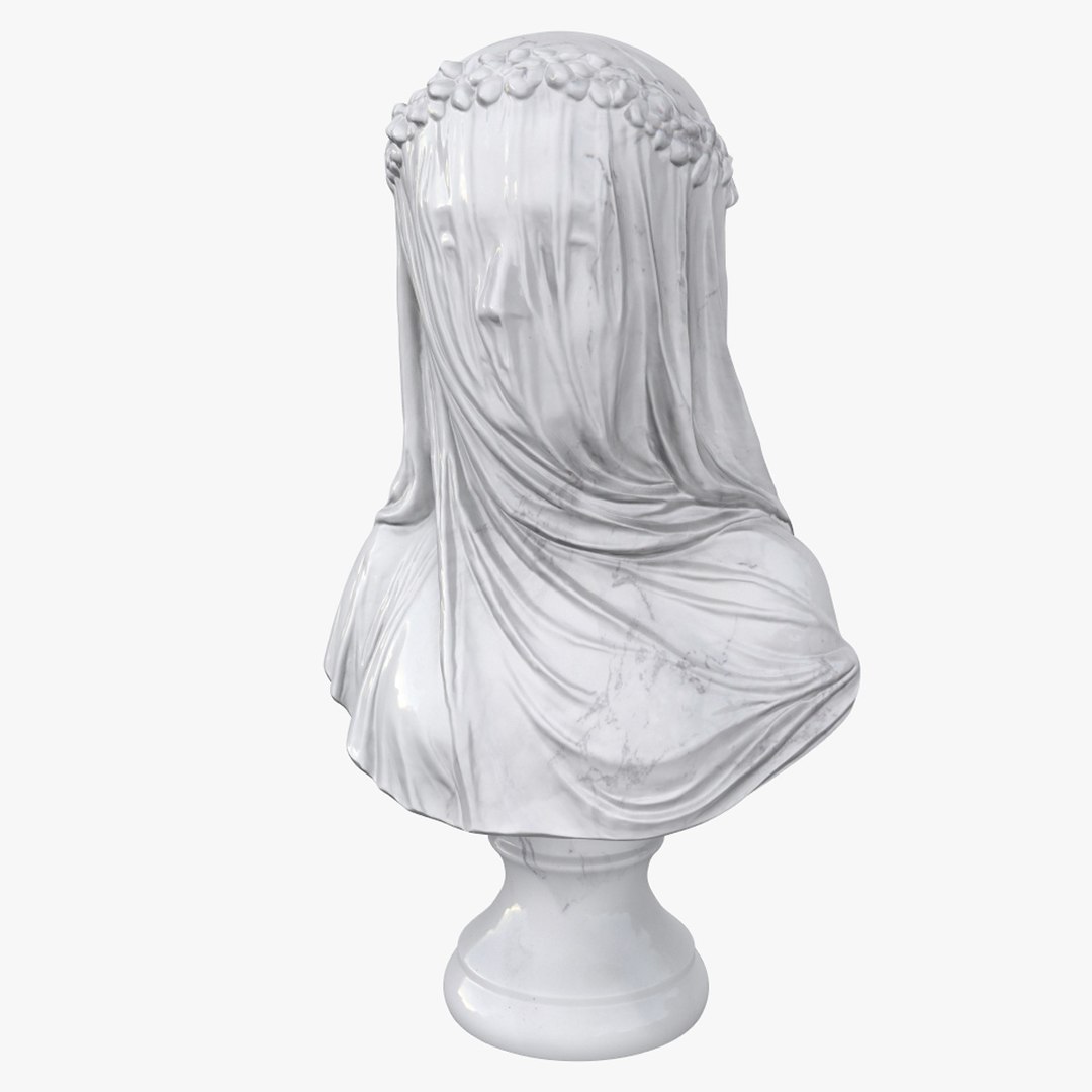 3D model Veiled Virgin Bust - TurboSquid 2061317