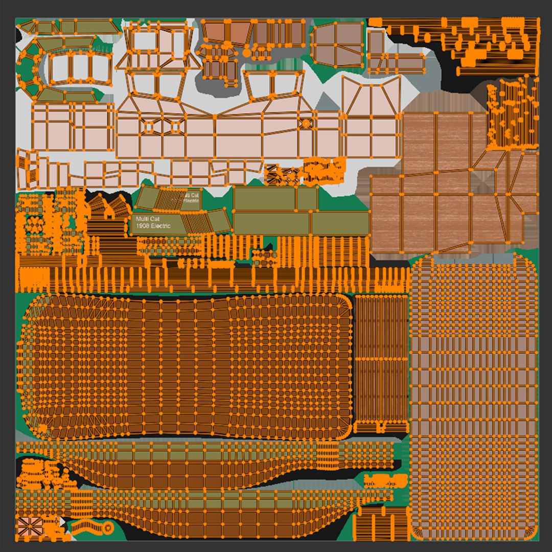 Multi Cat 1908 Electric model - TurboSquid 2136084