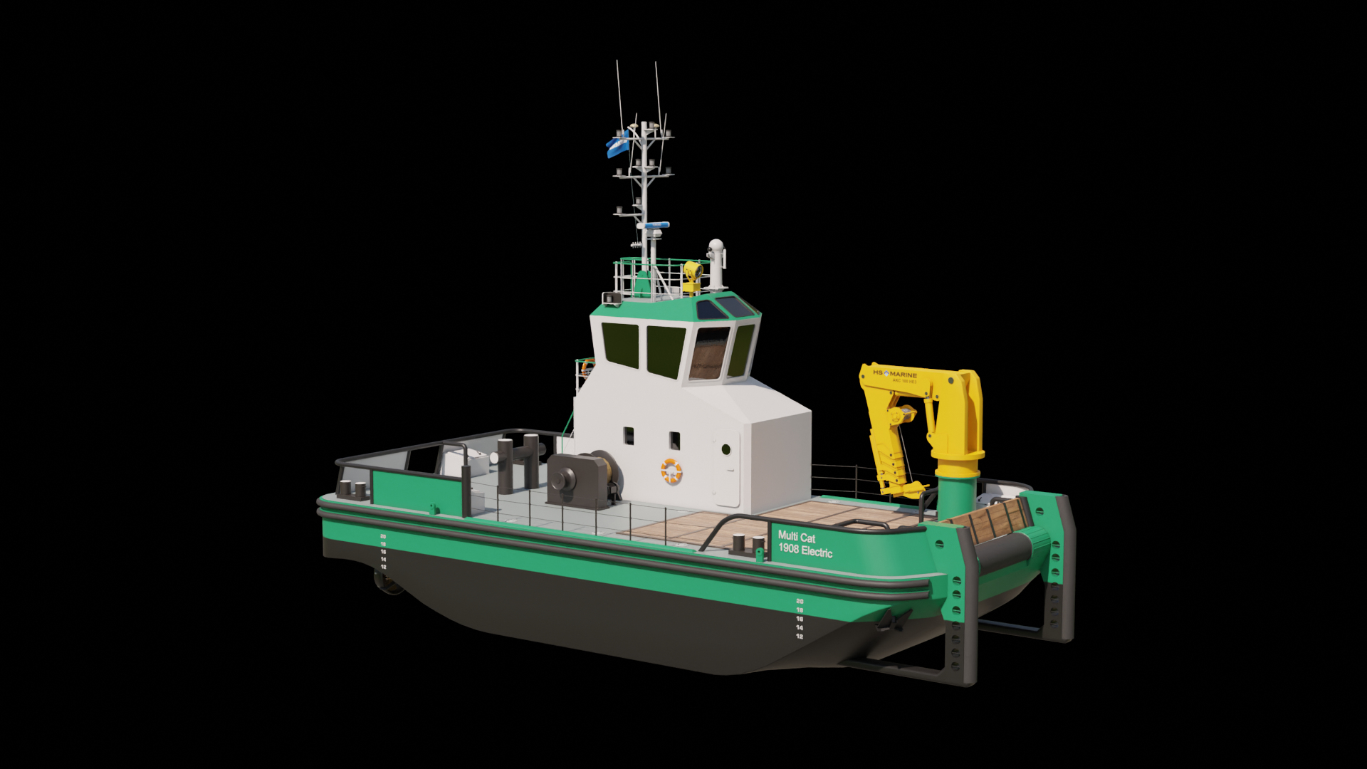 Multi Cat 1908 Electric Model - TurboSquid 2136084