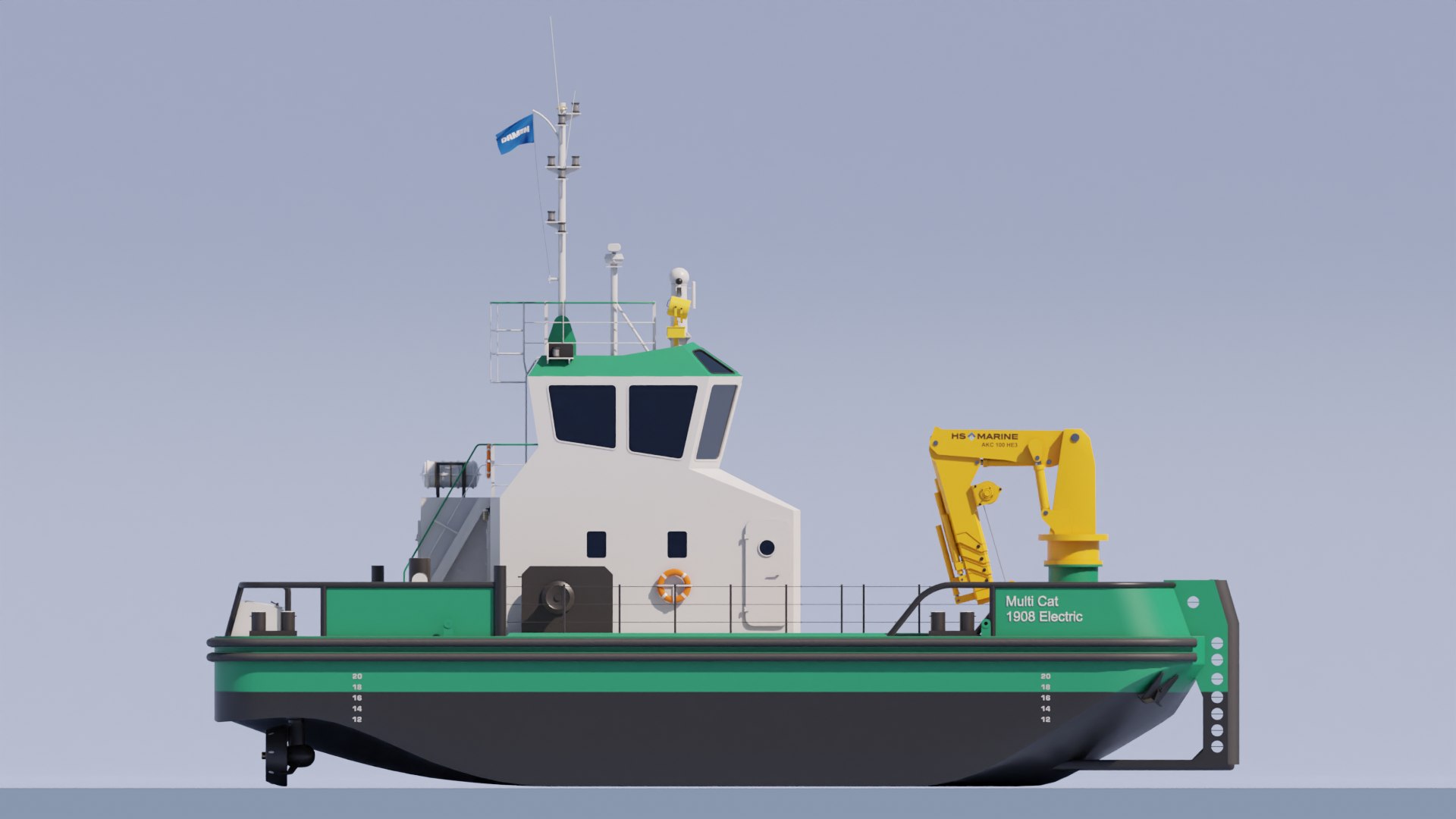 Multi Cat 1908 Electric Model - TurboSquid 2136084