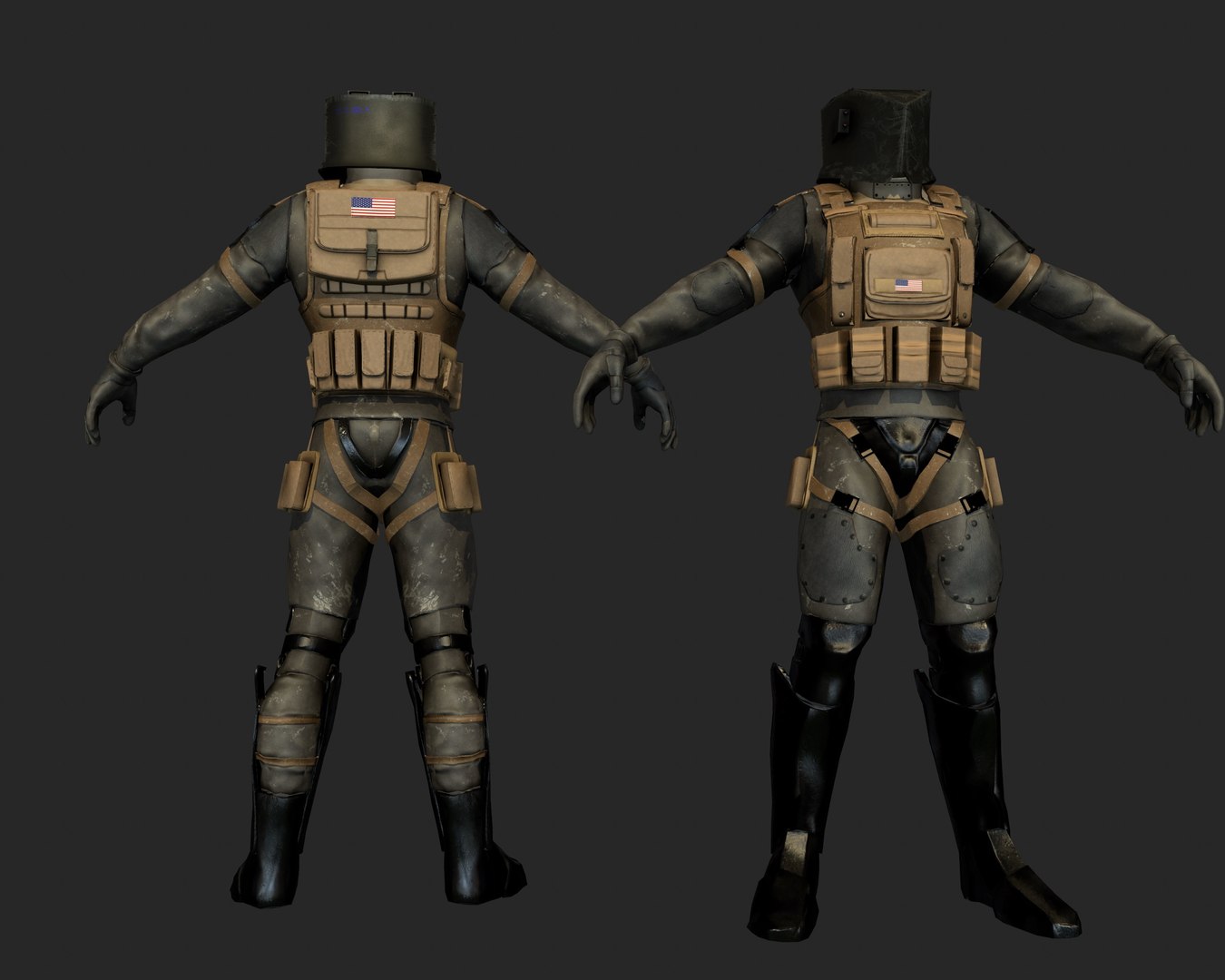 3d Soldier Future