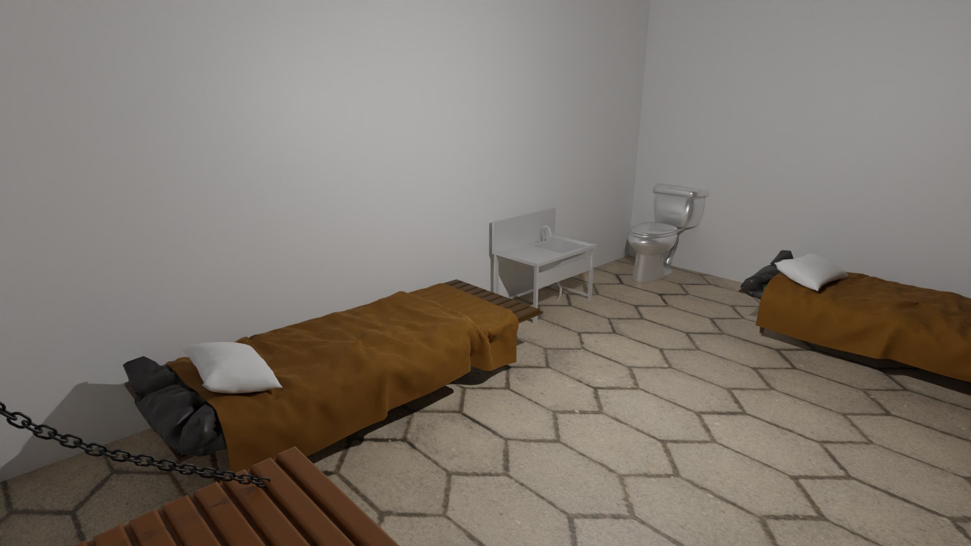 3D Prison Interior - TurboSquid 2157347