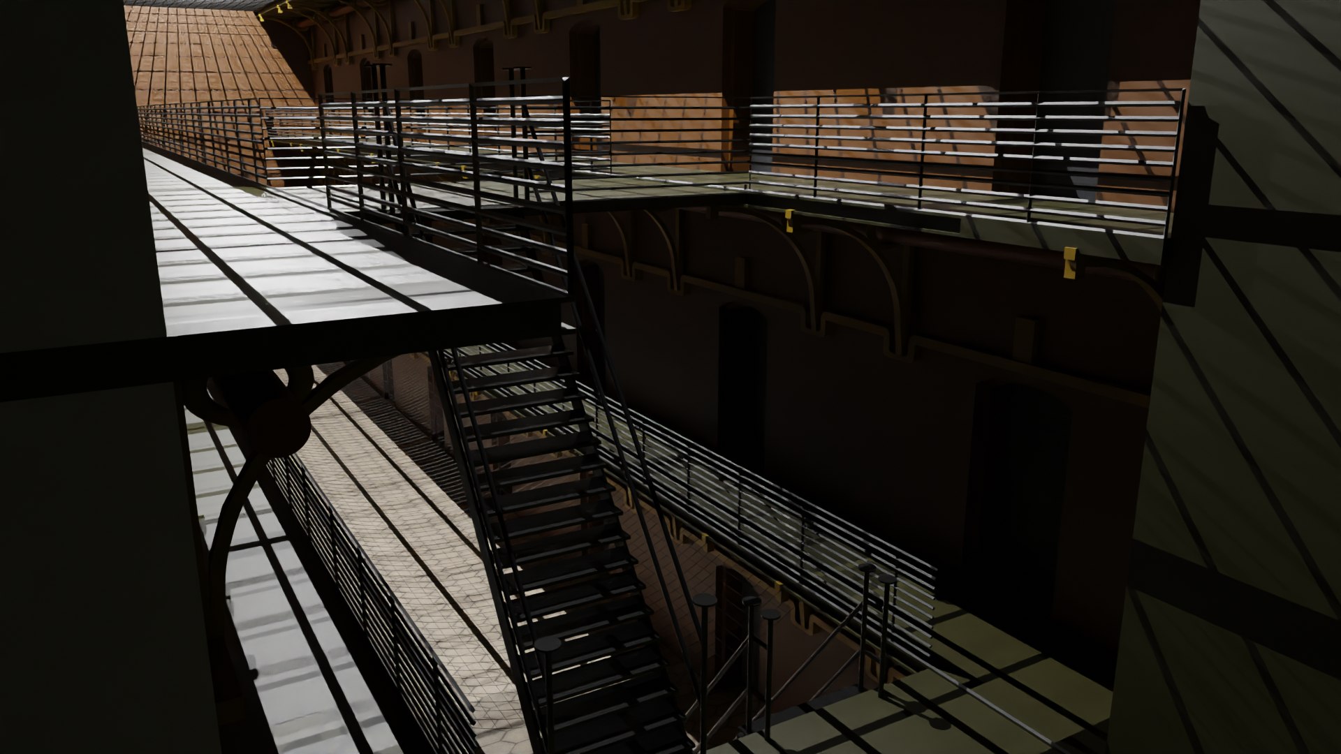 3D Prison Interior - TurboSquid 2157347