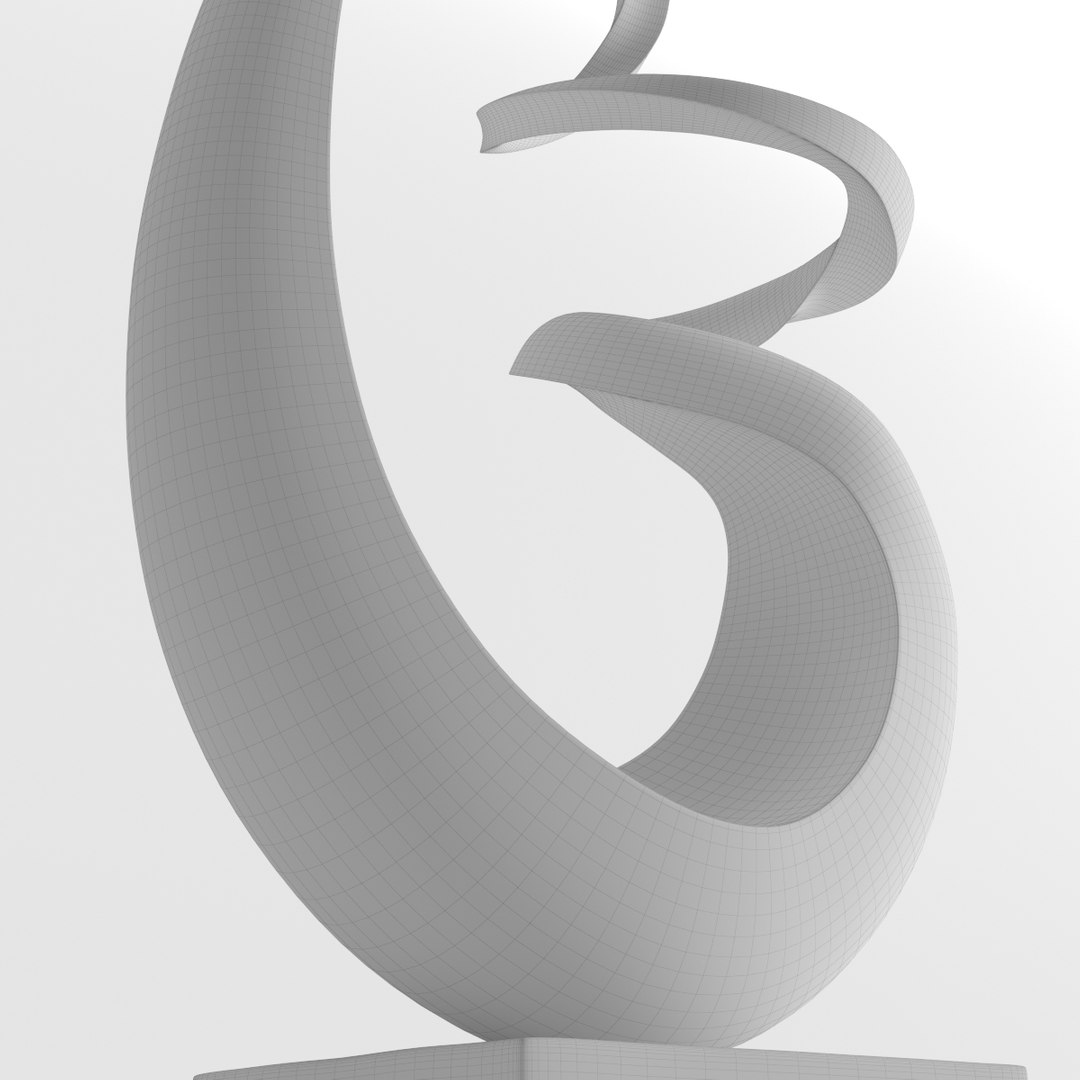 Modern Decorative Abstract Bronze Model - TurboSquid 1648957