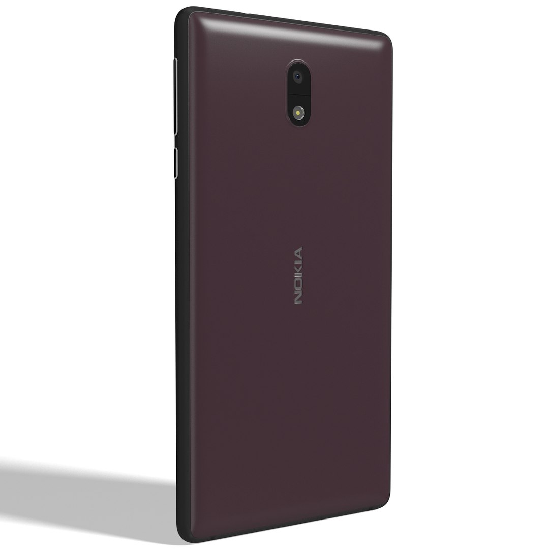 realistic nokia 3 matte 3d max