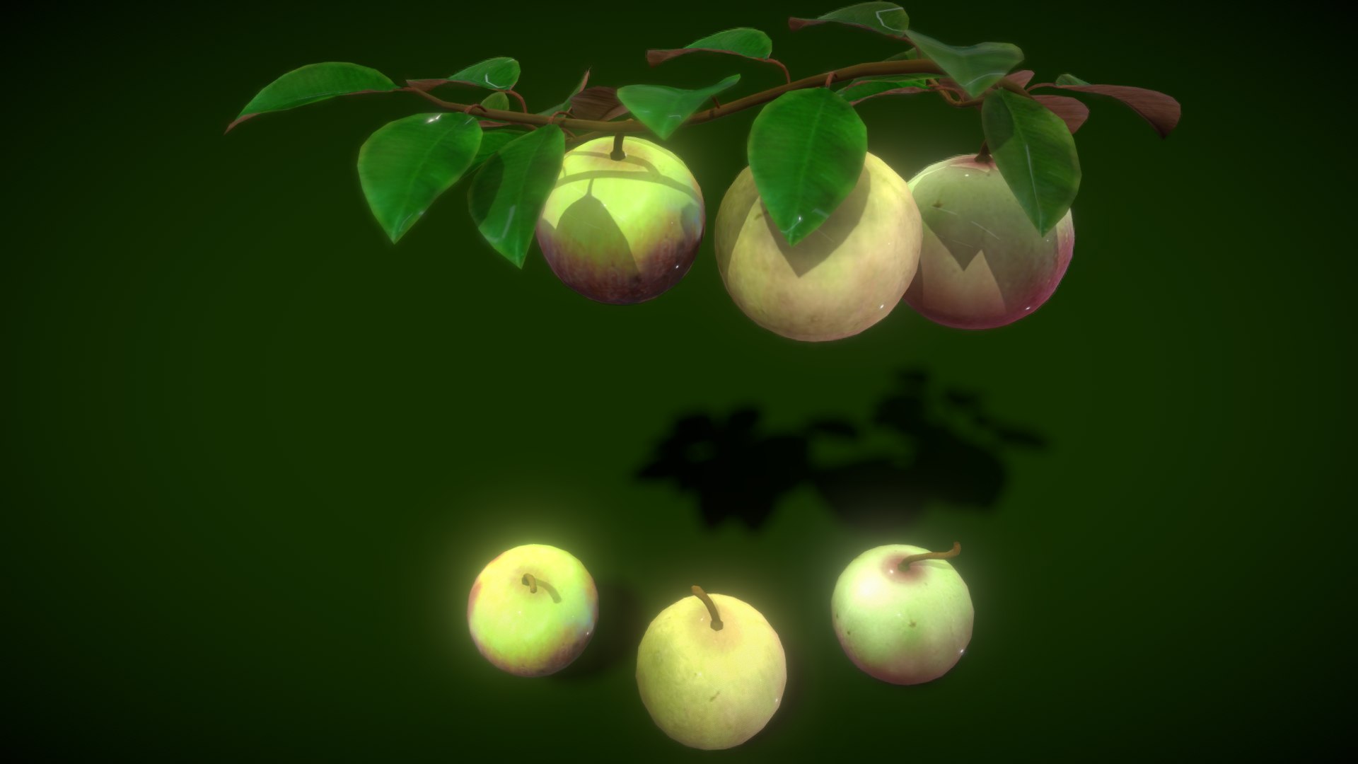 Collection Fruit Path 3 3D - TurboSquid 2134498
