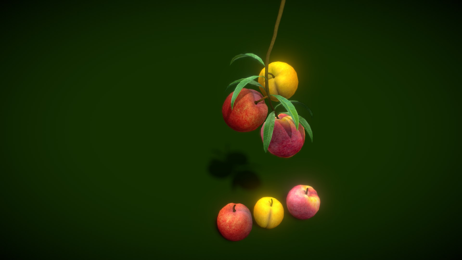Collection Fruit Path 3 3D - TurboSquid 2134498
