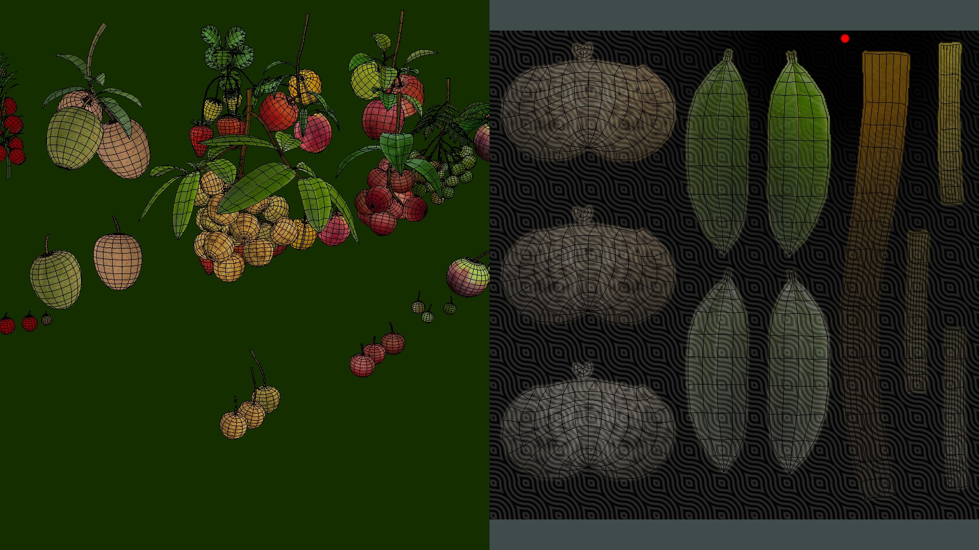 Collection Fruit Path 3 3D - TurboSquid 2134498