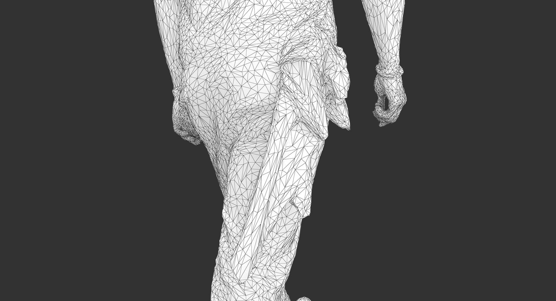 human body 3d obj